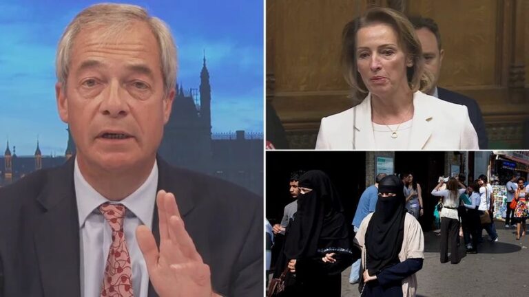 Nigel Farage says face coverings ‘don’t make sense’ as he wades in on ...
